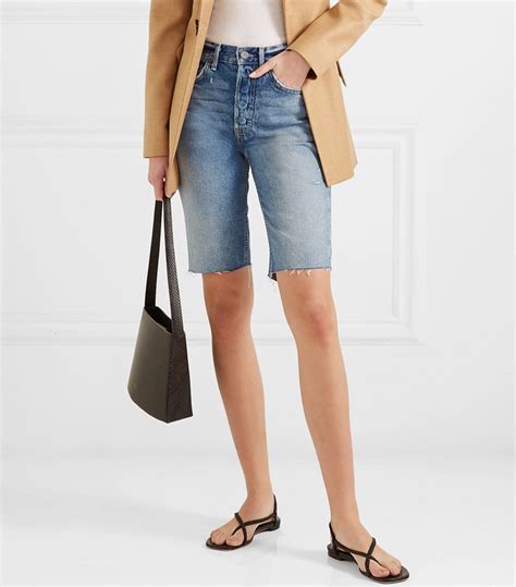 The Denim Bermuda Shorts Trend Thats Emerging For Summer Who What Wear