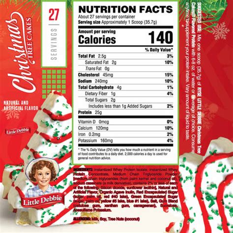 Ryse Little Debbie® Christmas Tree Cakes Protein Nutricartel