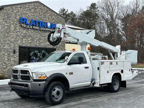 2011 Dodge Ram 5500 4×4 Altec Utility Bucket Truck Platinum Truck And