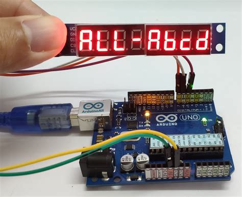 100 Arduino สอนวิธีใช้งานโมดูล จอแสดงตัวเลข 8 หลัก 036 Max7219