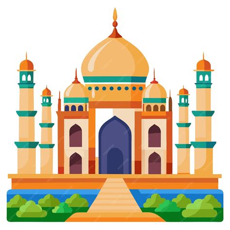 Taj Mahal Clipart Vector Art And Illustration Premium Ai Generated Vector