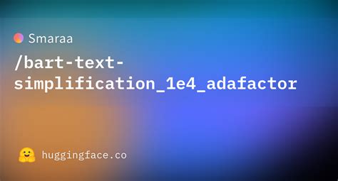Smaraabart Text Simplification1e4adafactor · Training Metrics
