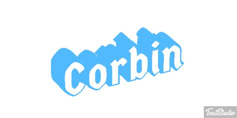 Corbin Name Animated  Logo Designs