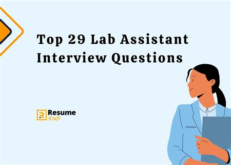 Top 29 Lab Assistant Interview Questions In 2025 Resumekraft