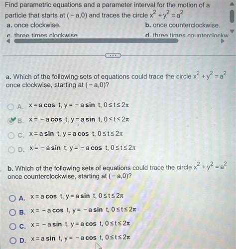 [answered] Find Parametric Equations And A Parameter Interval For The Kunduz