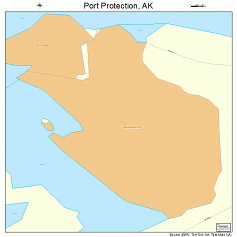 Port Protection Alaska Street Map 0263870