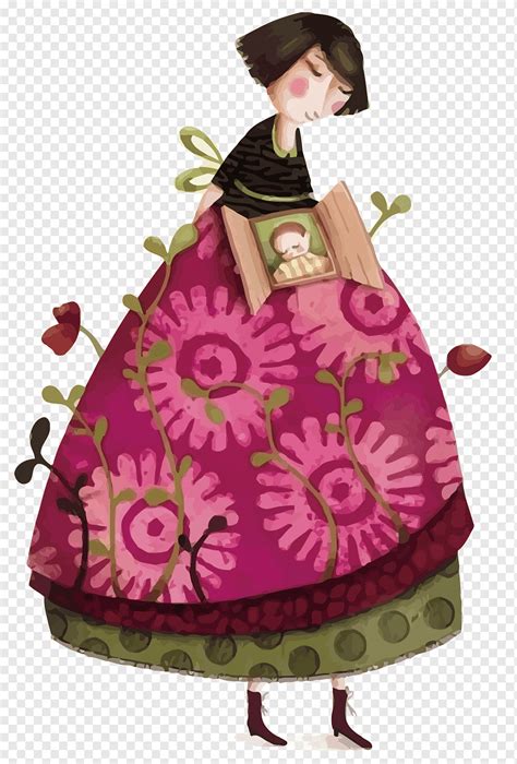 아트 드로잉 일러스트 레이터 아이디어 일러스트 임산부 수채화 그림 어린이 휴일 Png Pngwing