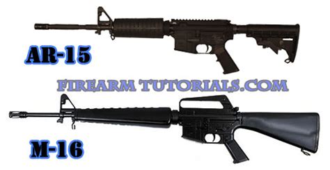 AR 15 Vs M16