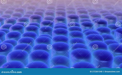 Abstract Cylindrical Cell Pattern Futuristic Abstraction Vivid Purple