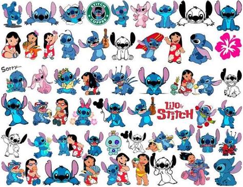 Lilo And Stitch Set Of Svg Files Lilo And Stitch Bundle Lilo And Stitch Png Files For