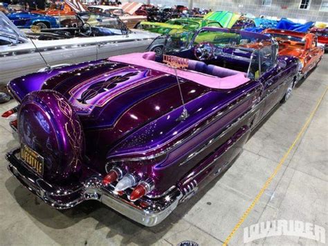Custom Purple Car With Chrome Rims