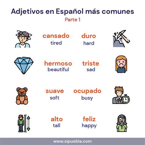 Adjetivos En Español Más Comunes Spanish Shopping Screenshot