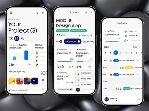 Schedule App Designs Themes Templates And Downloadable Graphic
