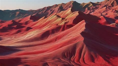 premium photo 3d rendering gradient topographic lines stripped terrain