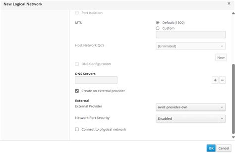 使用 Oracle Cloud Infrastructure 上的 Open Virtualization Network Provider