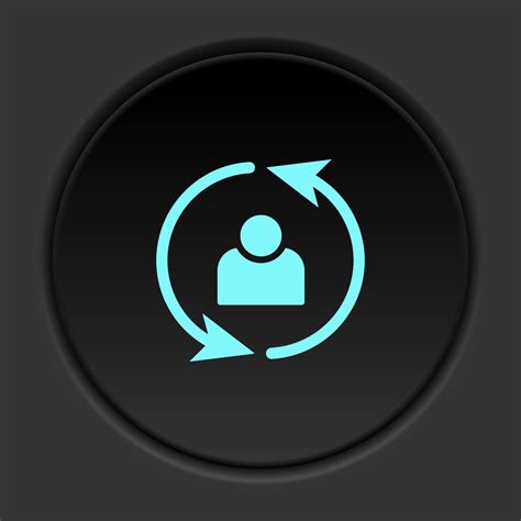 Round Button Icon User Refresh Button Banner Round Badge Interface For Application