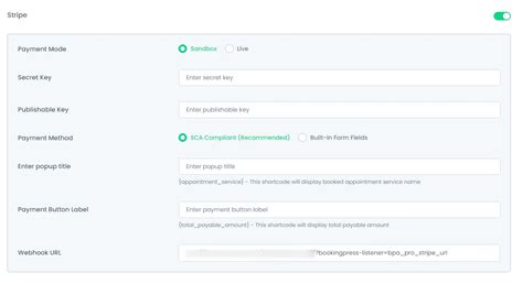 Stripe Payment Gateway Addon Documentation
