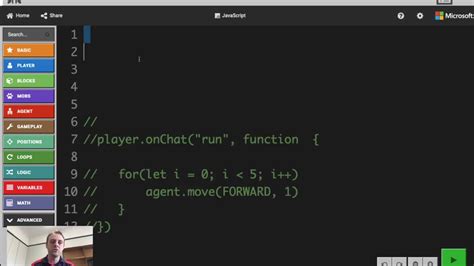MEE Errors Javascript Coding In Minecraft Education YouTube