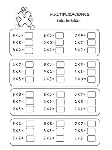 Multiplicación De Una Cifra Pdf