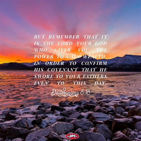 Deut 8 18