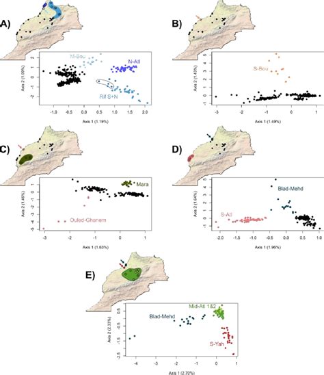 Results Of Multiple Correspondence Analyses Calculated From The