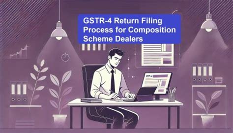 GSTR 4 Return Filing Process For Composition Scheme Dealers