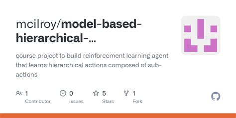 Github Mcilroy Model Based Hierarchical Reinforcement Learning Course Project To Build