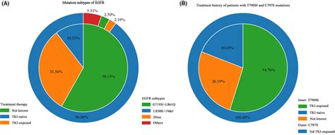 Subtypes Of Egfr Mutations A The Outer Circle Represents Subtypes Of Download Scientific
