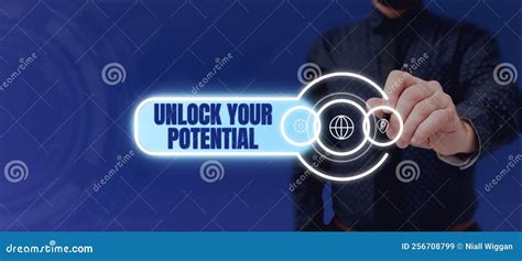 Handwriting Text Unlock Your Potential Business Approach Maximize The