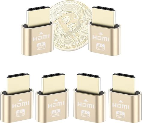 K HDMI Dummy Plug High Resolution Virtual Monitor Headless Ghost Display Emulator X