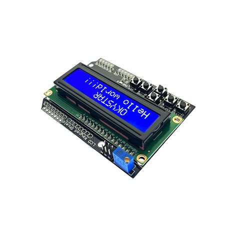 Keypad Lcd 1602 16x2 Blue Backlight Shield For Arduino Uno Mega