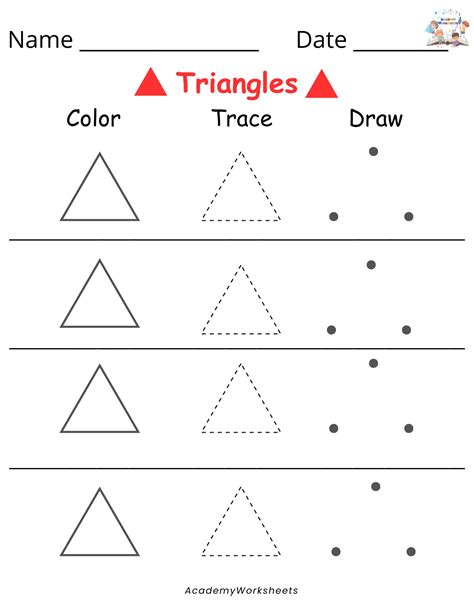 Shape Tracing Worksheets Free And Printable Academy Worksheets