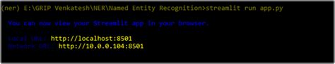Github Venkatesh0610named Entity Recognition