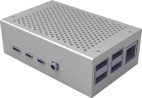 joy it neu sbc behuizing raspberry pi aluminium zilver bol
