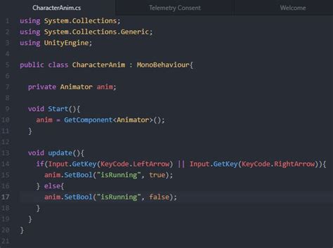 Animator Issues I Think With The Code R Unity D