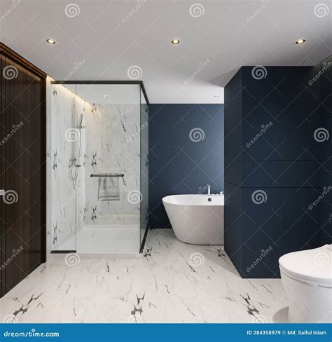 Smart Technology For Modern Bathrooms Innovative Features For Efficiency And Comfort Stock Image