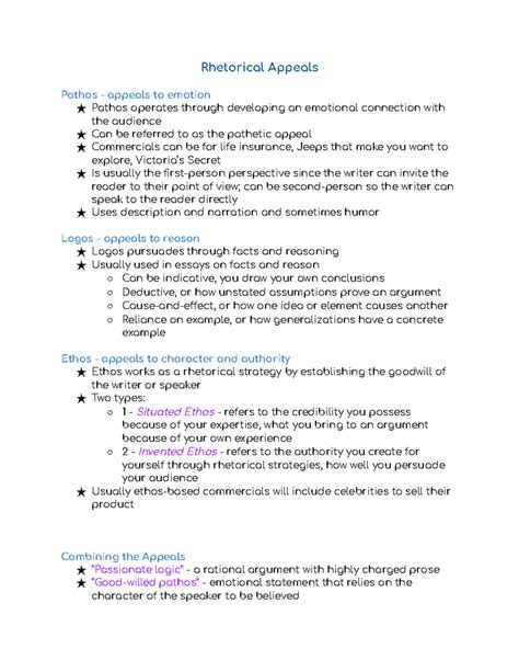 Rational Argument Appeal