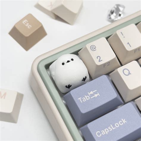 샌던아트 샌던아트 뱁새 아티산 키캡 슈가 오목눈이 캐릭터 포인트 키캡 위시버킷