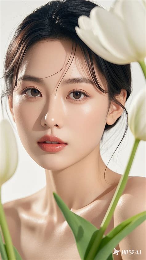 医美高级模特，拍摄全身肖像，美丽的模特，唯美意境，高级感，面部细节完美，人物细节精致，清透流体，医美高级模特，灵动媚眼，眼部精致，锁骨高光，幼态五官，高级幼态脸，苹果肌高光处理，皮肤水光质感