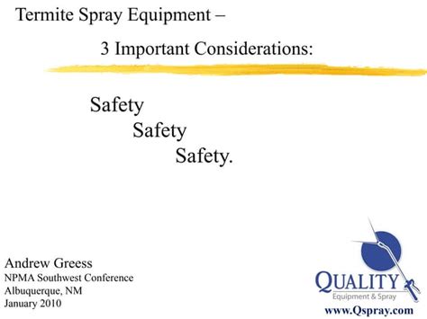 Pest Control Equipment Safety Pdf