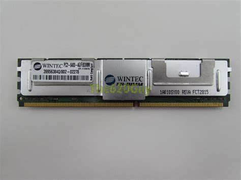 Wintec D35173 001 4gb Pc2 6400f Ddr2 800 Ecc Fully Buffered Fbdimm Server Memory