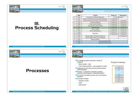 Pdf Process Scheduling Iii Processes Uni Konstanz · Process