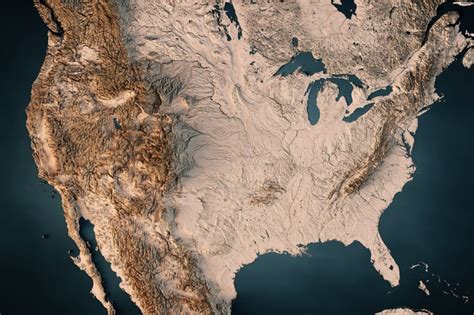 Elevations In The Us Highest Lowest And Mean Infoplease