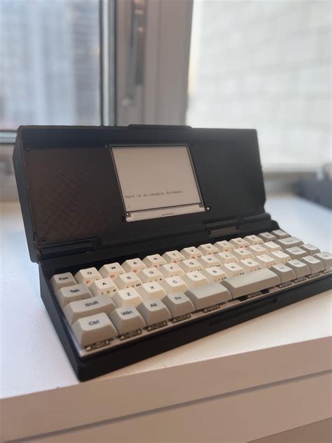 diy eink typewriter deck build guide r cyberdeck