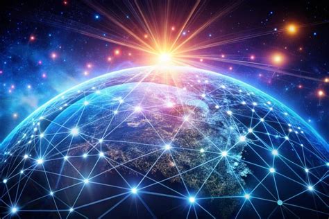 Global Ai Data System Cyber Technology And Futuristic Connectivity Stock