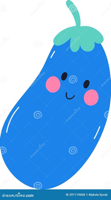 Eggplant Vegetable Character Stock Illustration Illustration Of