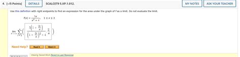 solved f x x2 45x 1≤x≤3 limn→∞∑i 1n 1 n2i 2 45 1 n2i ⋅n2