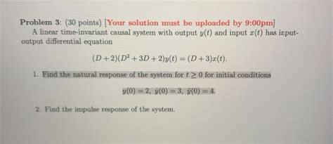 Solved Problem 3 30 Points Your Solution Must Be