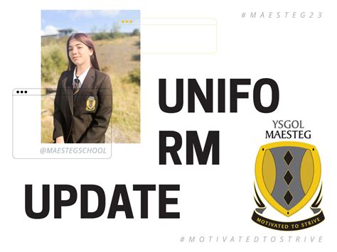 Uniform Implementation Letter Ysgol Maesteg