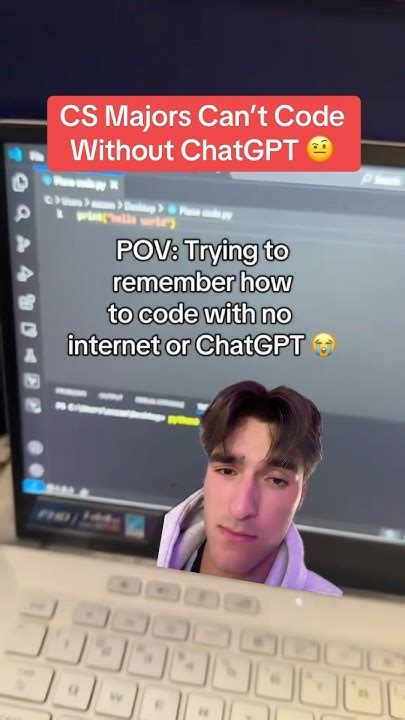 Cs Majors Cant Code Without Chatgpt 🤨 Youtube